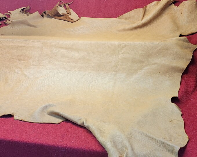Deerskin / Deer Leather / Buckskin Hide / Saddle Color / C12-pic32 - Etsy