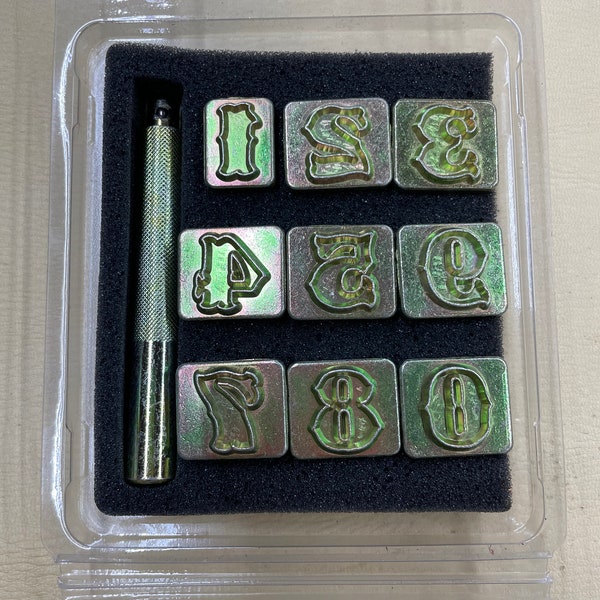 Number Stamp Set - Etsy