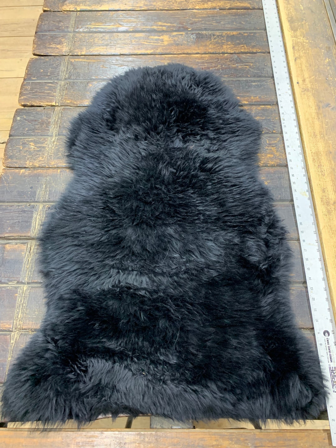 Black Sheep Skin Shearing / Nice Fluffy Hides S1-934 - Etsy