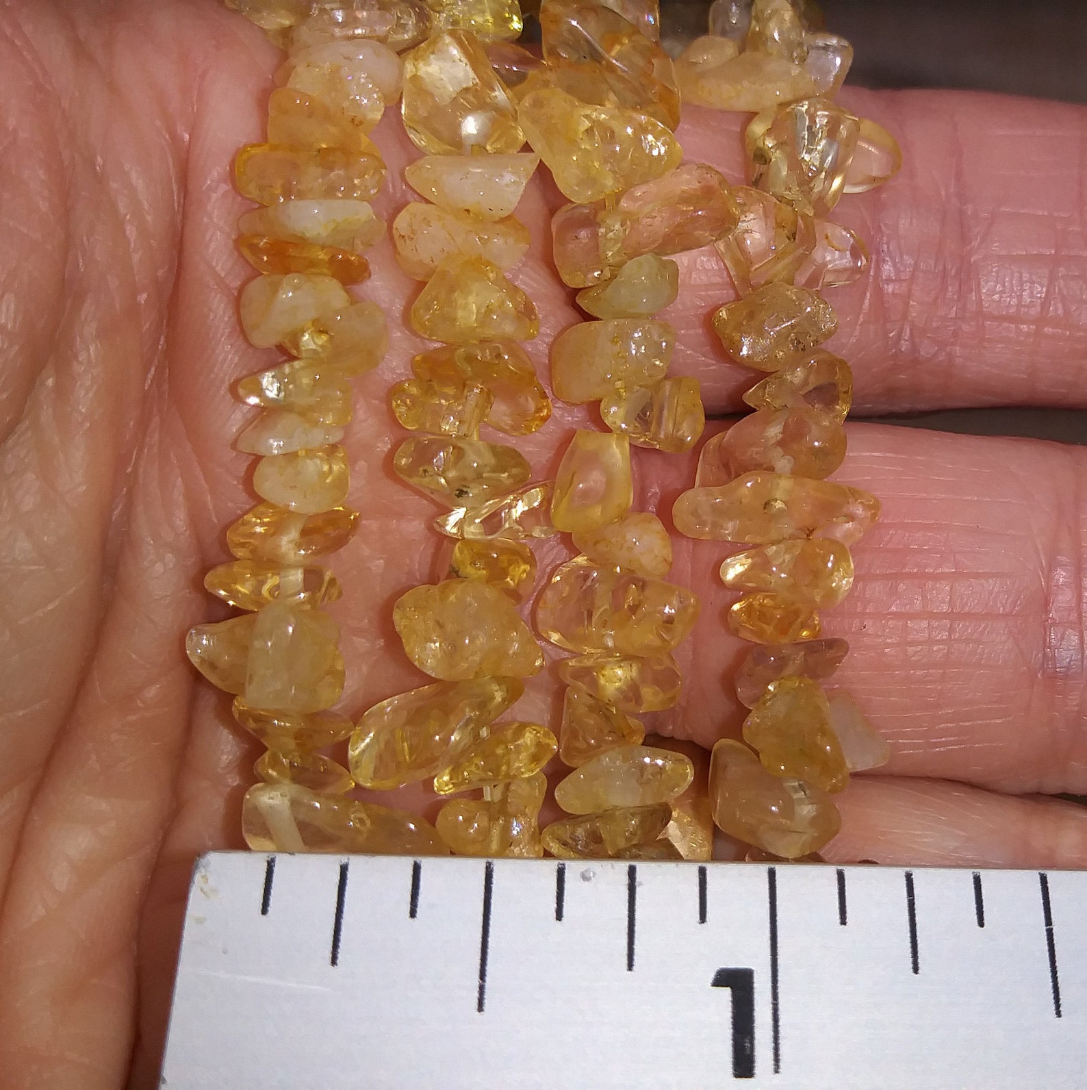 Natural Stone Chip Strands S10-17 - Etsy