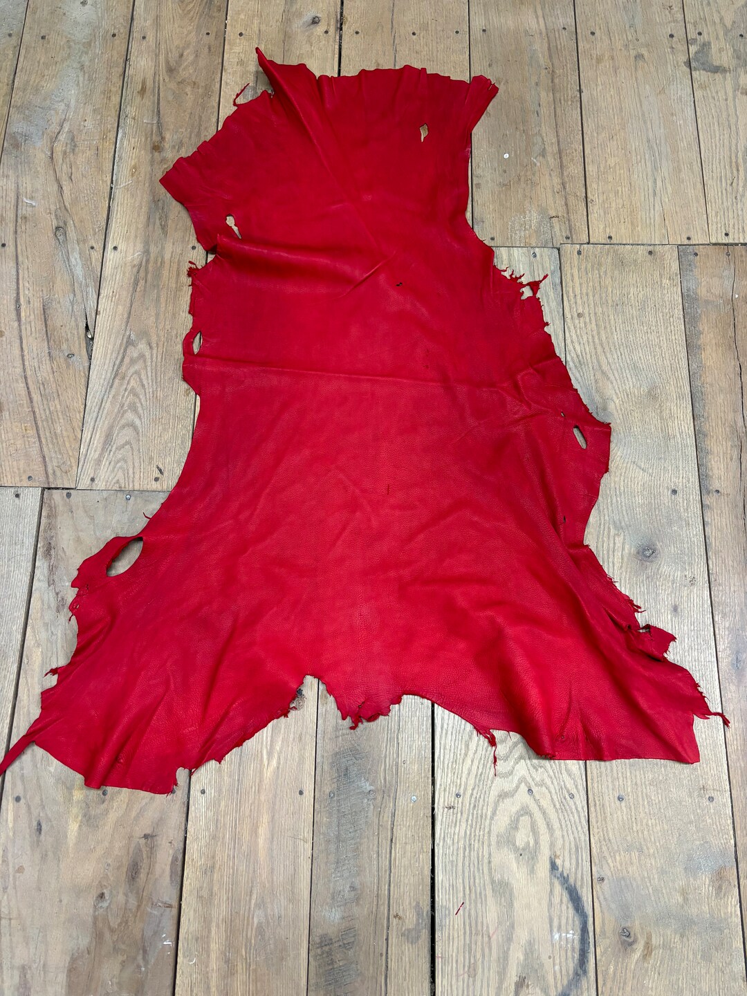 Deerskin/deer Leather / Buckskin Hide / Red Color / C11- Pic 302 - Etsy