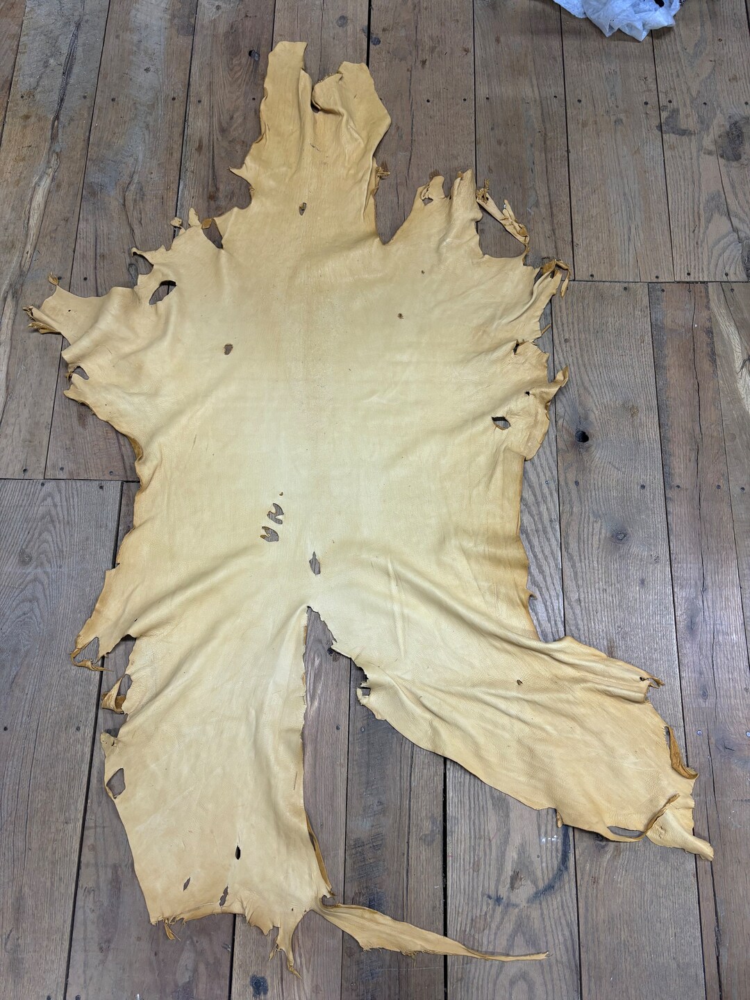 Deerskin/deer Leather / Buckskin Hide/smoke Color / C 12-pic33 - Etsy