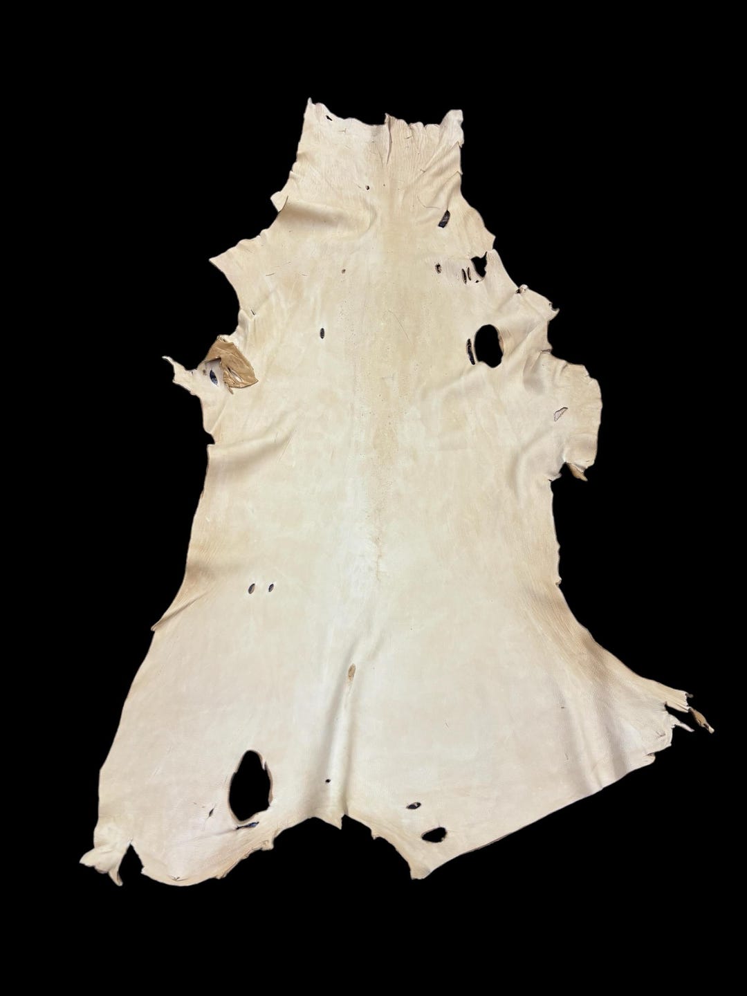 Deerskin/deer Leather / Buckskin Hide/smoke Color / C 12-pic14 - Etsy