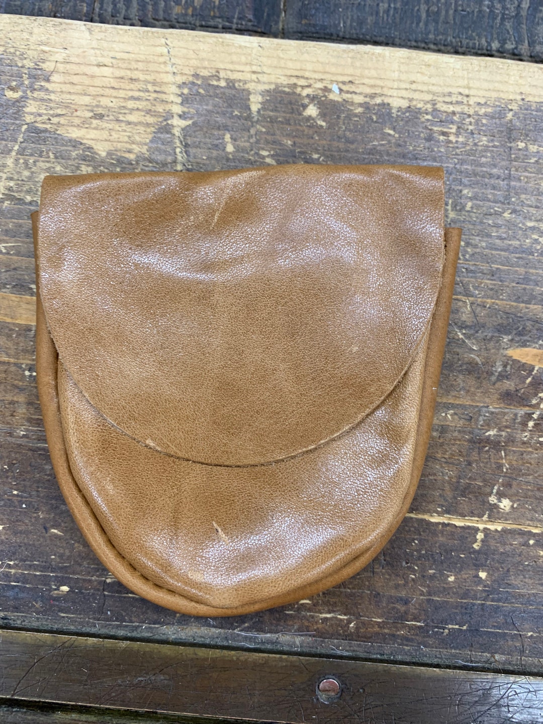 Handmade Cow Leather/small Belt Pouch - Etsy