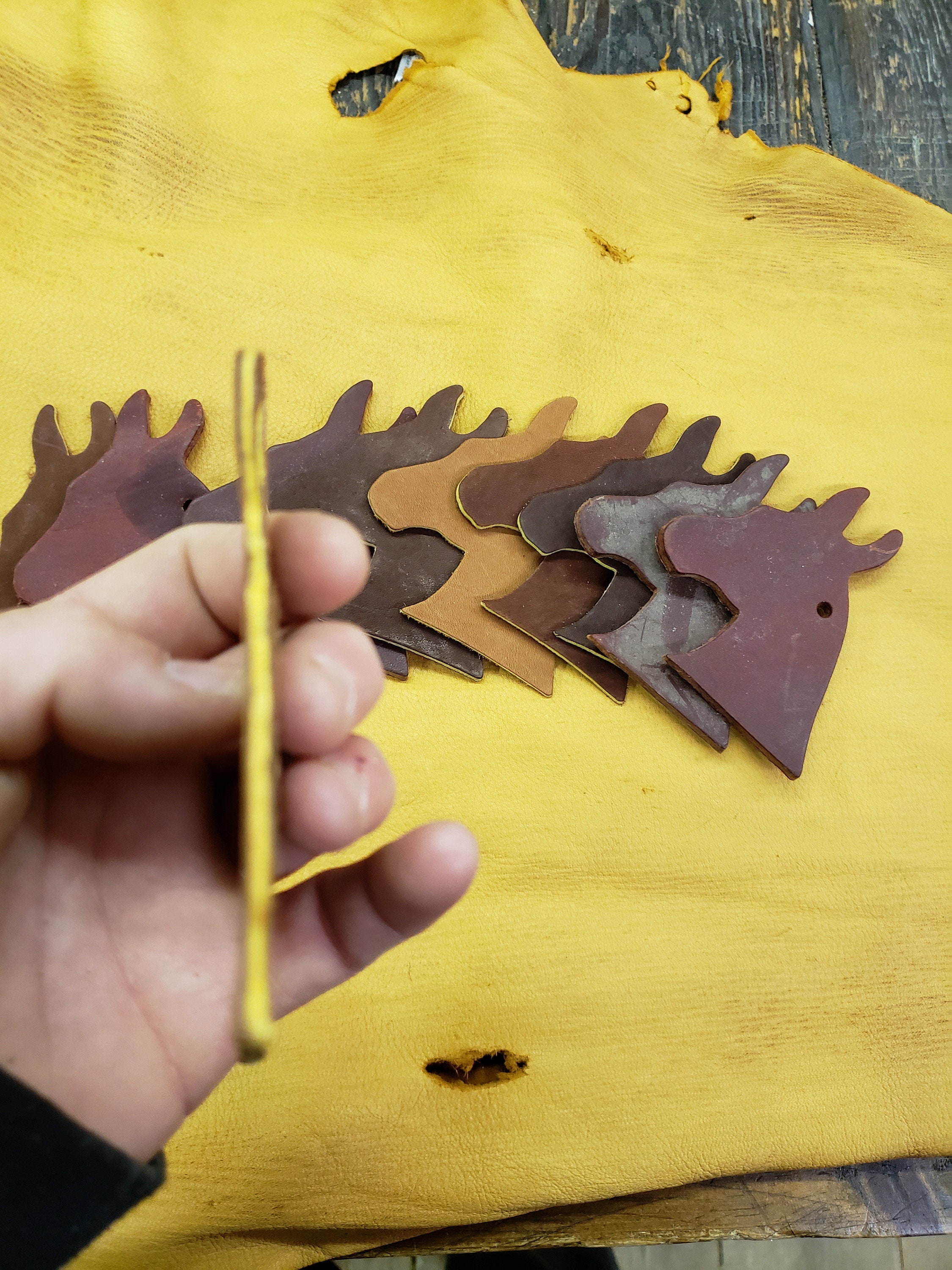 Leather Donkey Head Shapes-10 Pack-great for Group Projects - Etsy