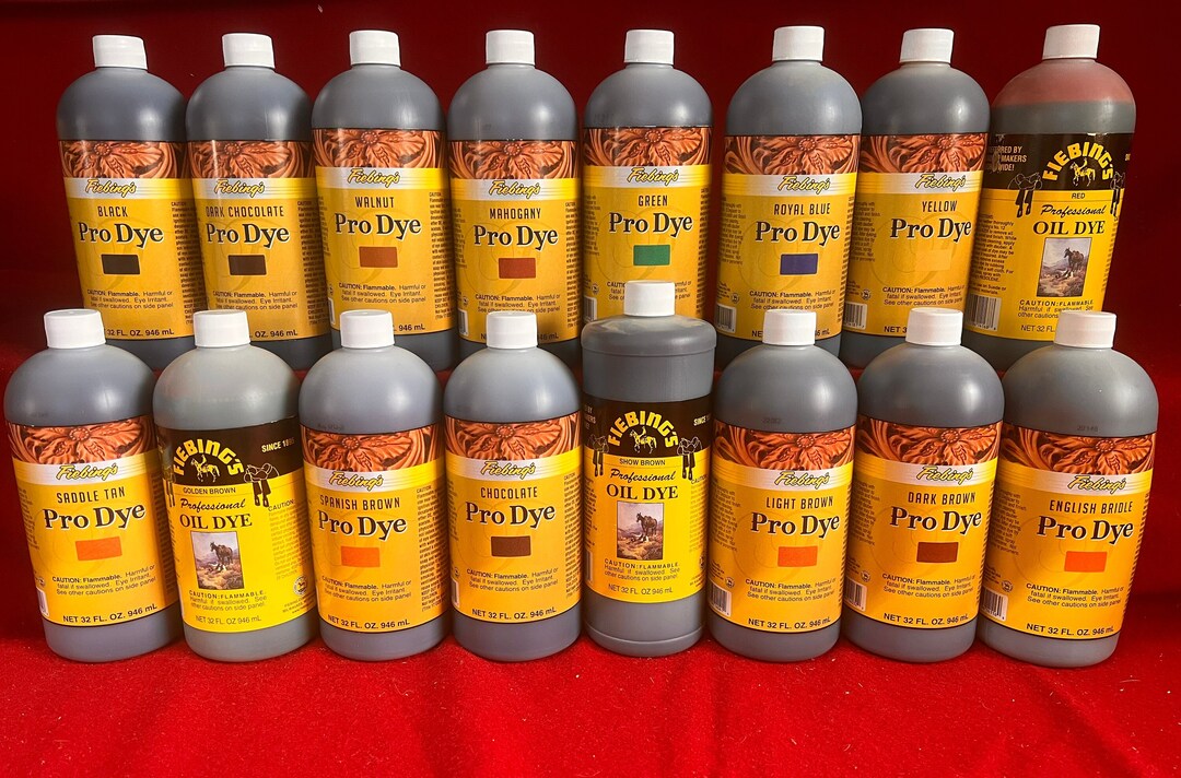 Pro Dye / Oil Dye 32oz Bottle - 16 Colors to Choose From - Etsy