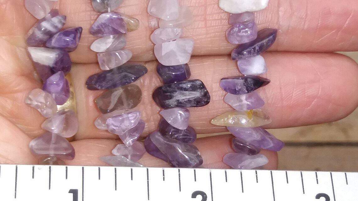 Natural Stone Chip Strands S10-17 - Etsy