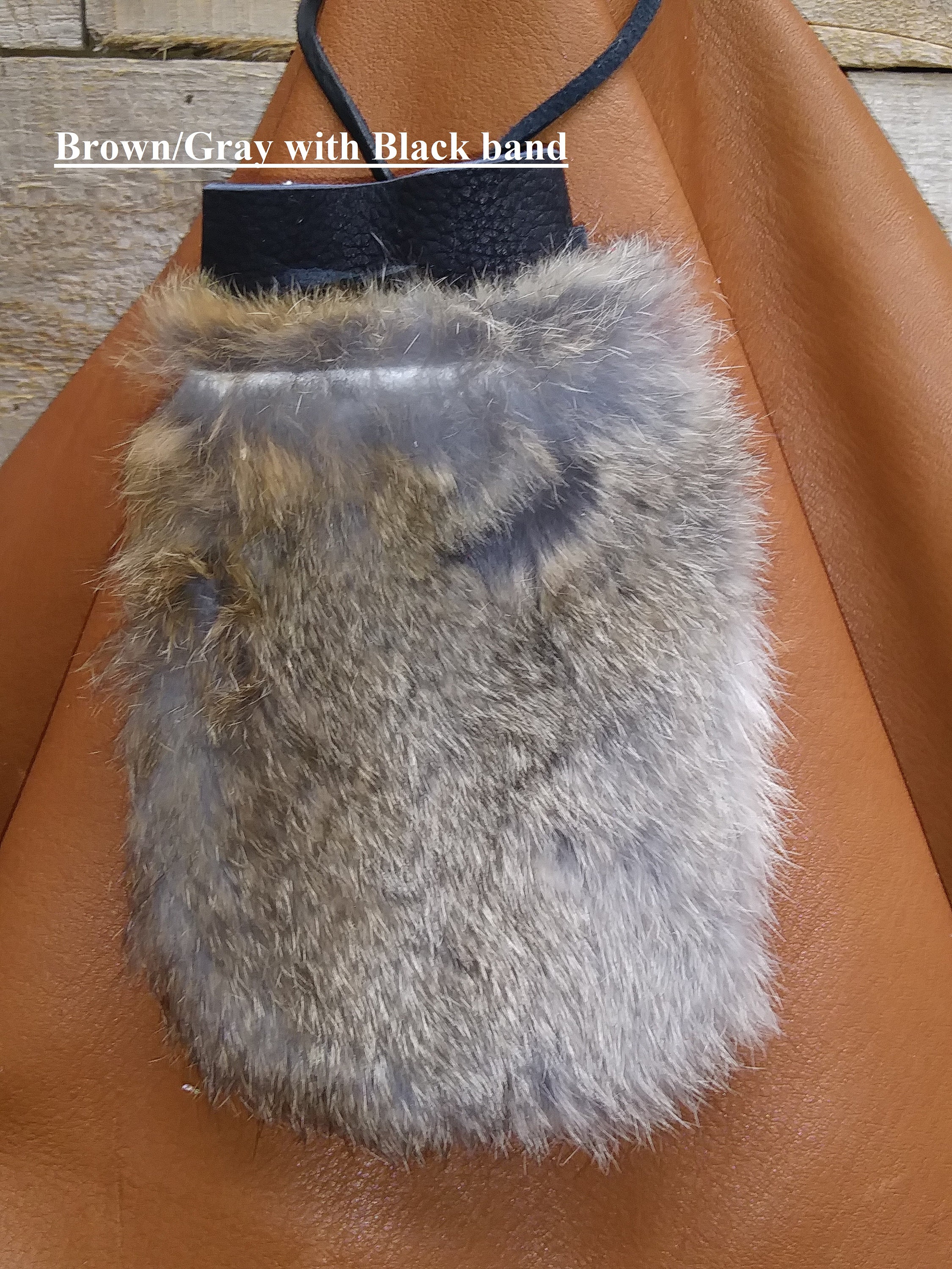 Rabbit Fur Pouch with drawstring - Etsy 日本