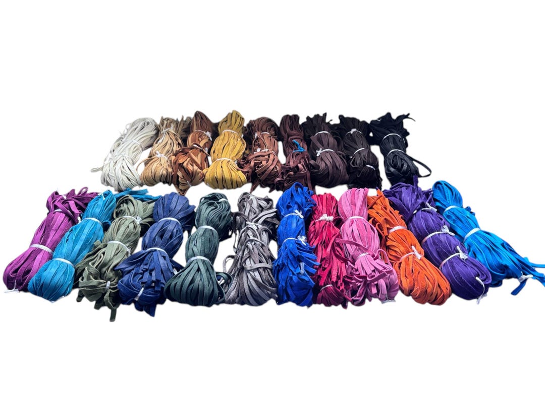 Deerskin Lace 1/4" X 3', 25 Laces per Bundle- F1 - Etsy