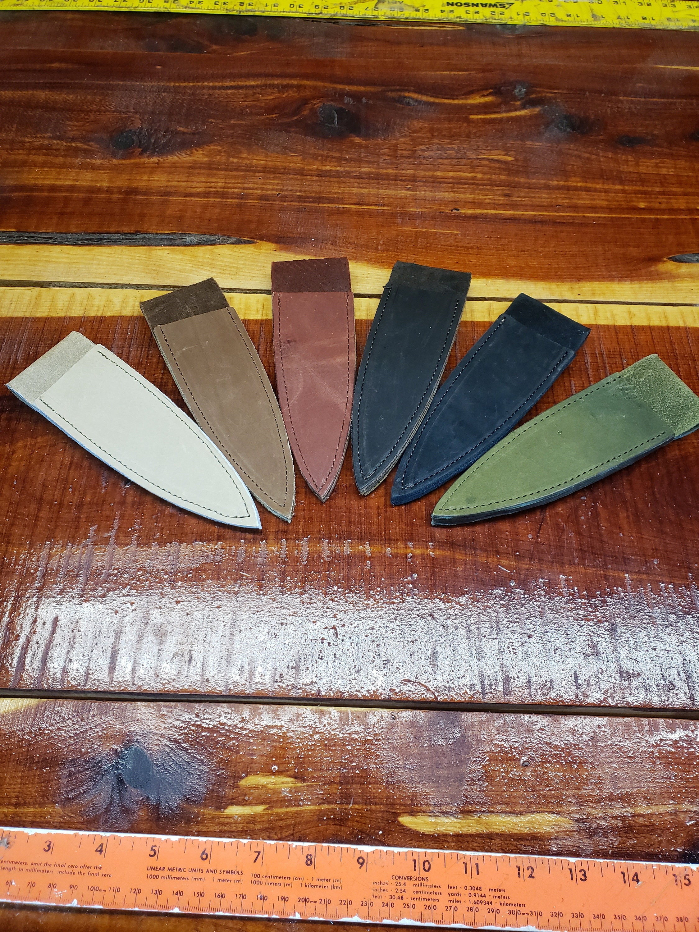 Leather Sheath for Double Edged Knife - Etsy