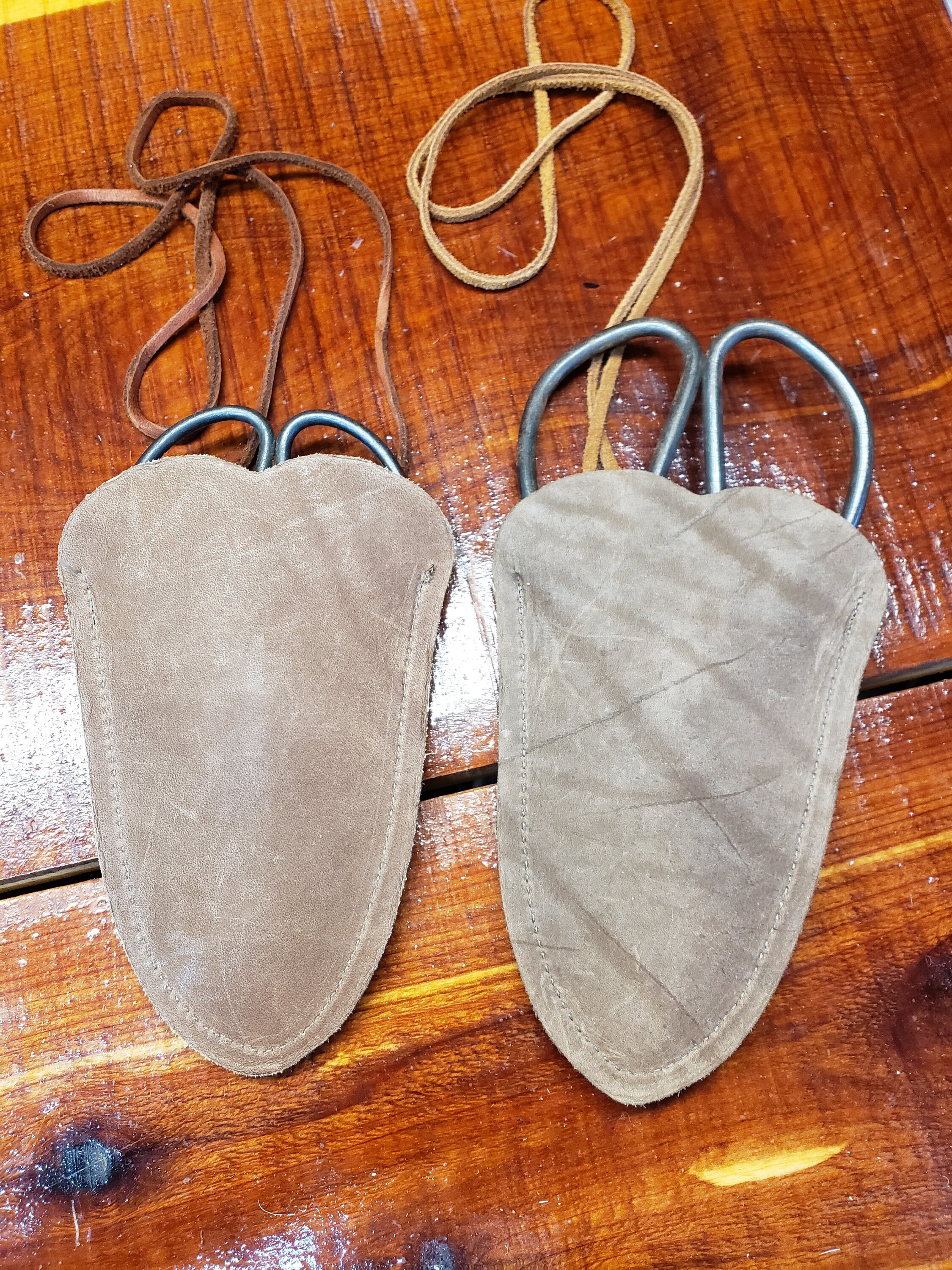 Hand Forged Scissors 6 In. or 8 In. Primitive Style Leather - Etsy