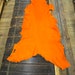 Deerskin Buckskin Hide Orange Color 11sf Nice Grain! C11-pic303 - Etsy
