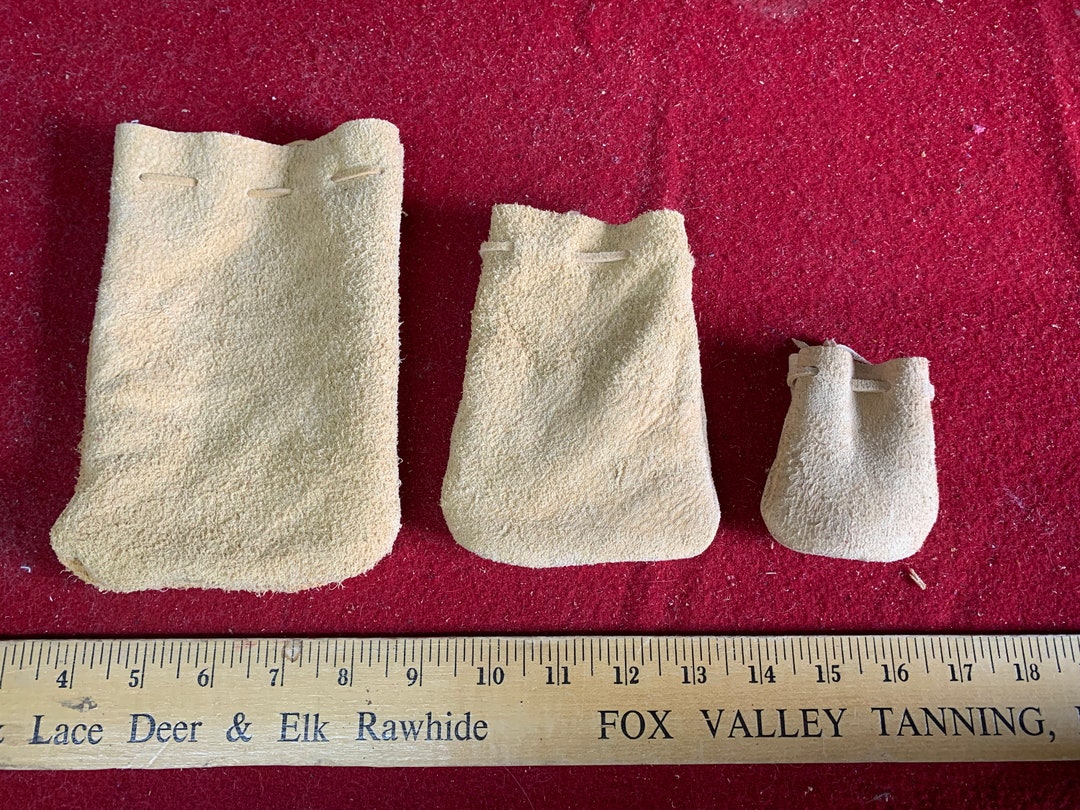 Braintan Leather Game Pouch / Soft & Supple / 3 Sizes to Choose From ...