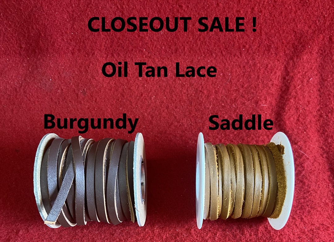 CLOSEOUT SALE!! Oil Tan Lace 2 Colors 3/16" E-17 - Etsy