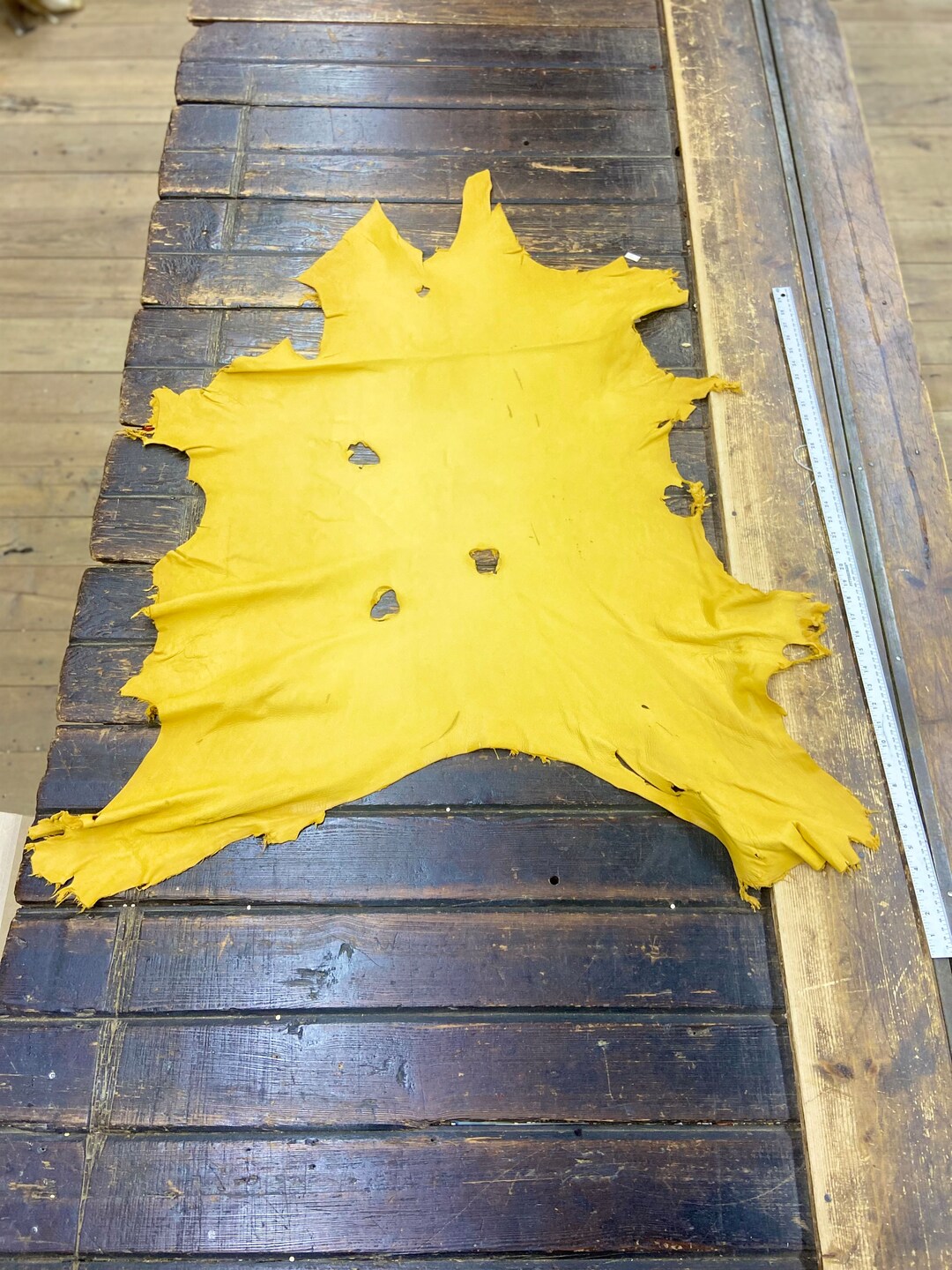 Deerskin/deer Leather / Buckskin Hide / Gold Color / C12-pic20 - Etsy