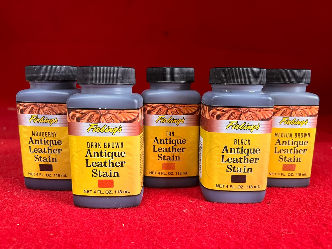 Fiebings Antique Leather Stain / 5 Colors/ M12 - Etsy