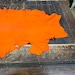 Deerskin Buckskin Hide Orange Color 11sf Nice Grain! C11-pic303 - Etsy