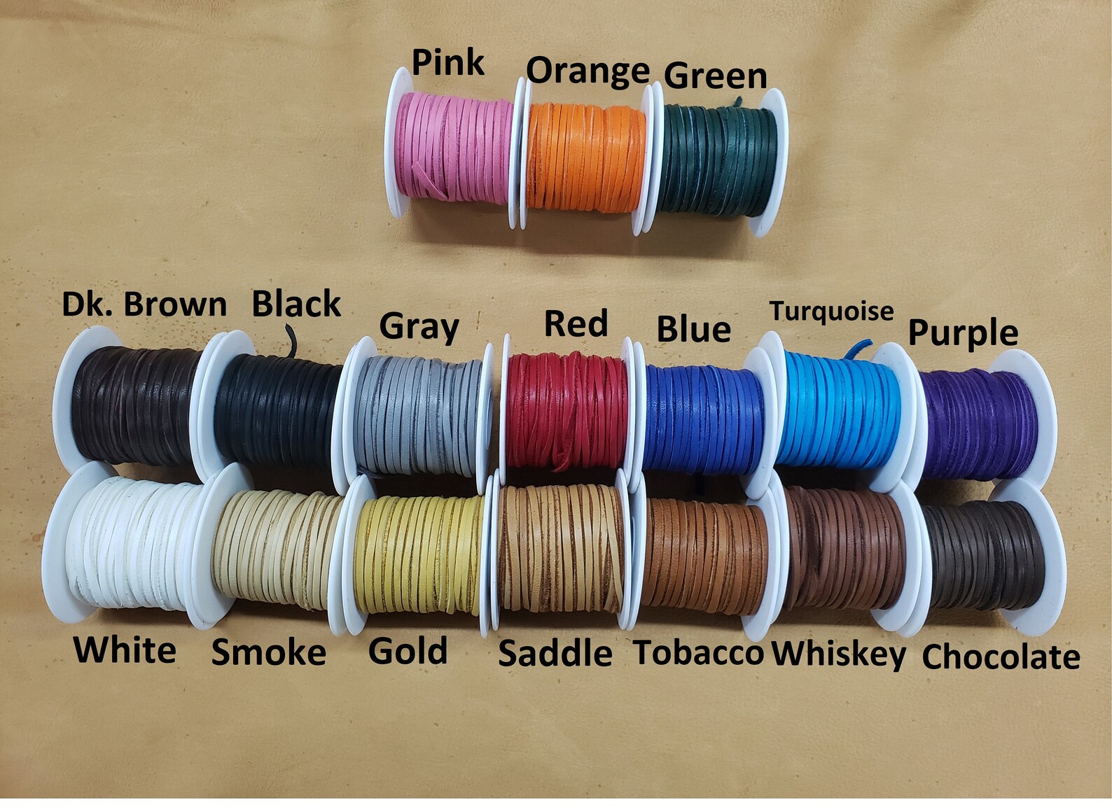 Deerskin Deer Leather Lace Spool Roll 1/8 X 50 FT Lacing - Etsy