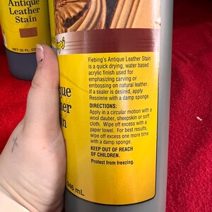 Fiebings Antique Leather Stain / 5 Colors/ M12 - Etsy