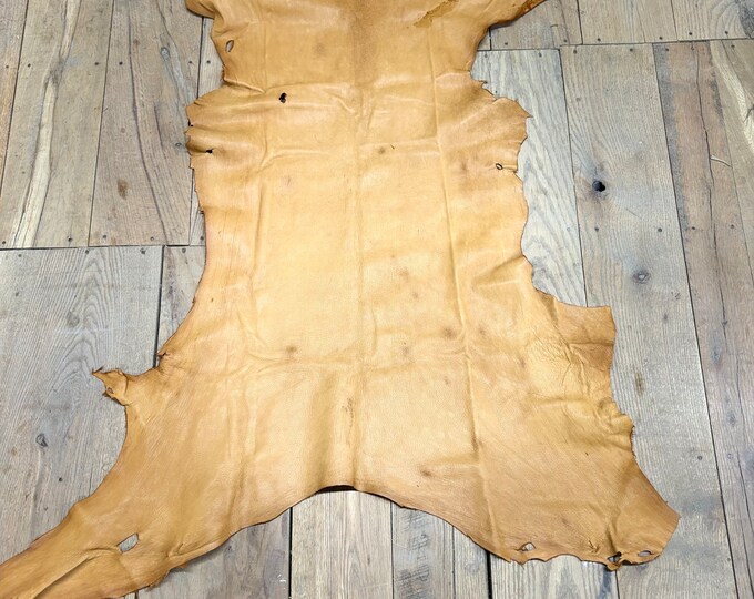 Deerskin/deer Leather / Buckskin Hide/saddle Color / C12-pic3 - Etsy