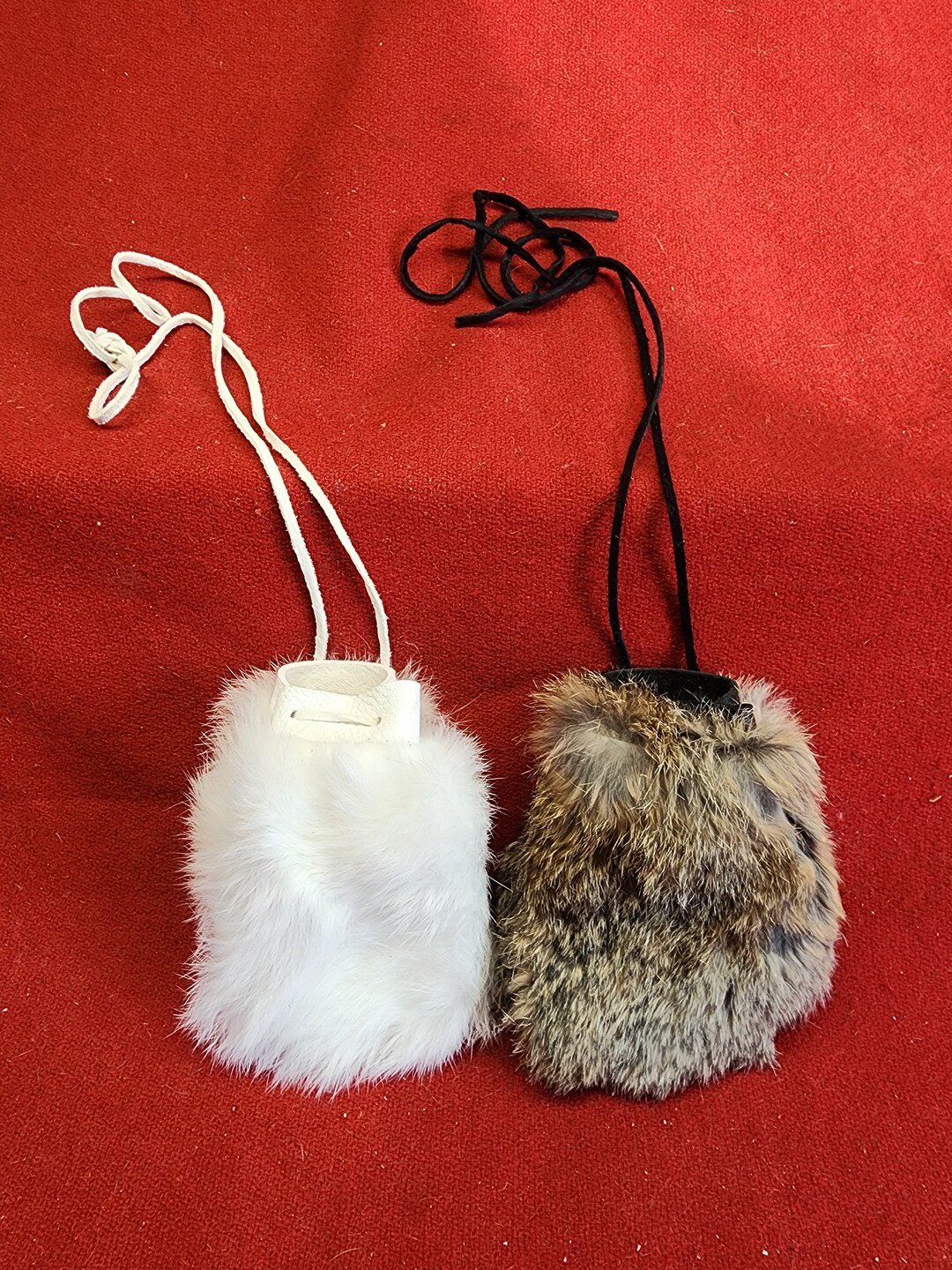 Rabbit Pouch, Medium Rabbit Fur Marble Bag 4*6 C6-491 - Etsy