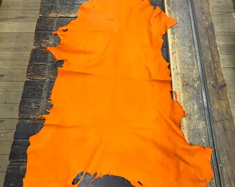 Deerskin Buckskin Hide Whiskey Color 6sf Nice Grain! C12-pic3 - Etsy