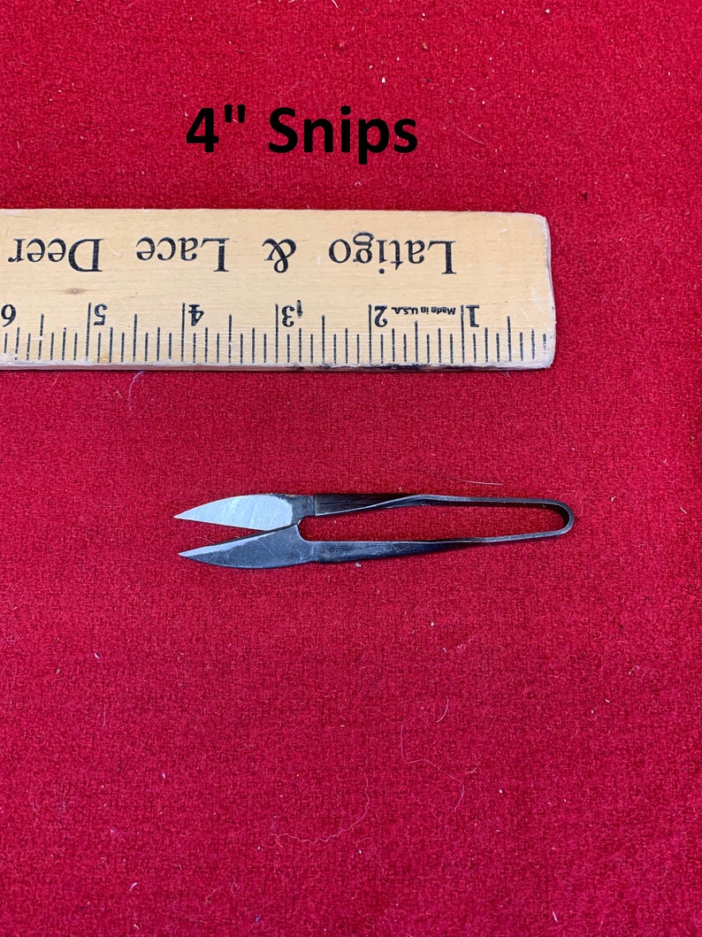 Hand Forged Scissors Primitive Style Leather Scissors 4 to - Etsy