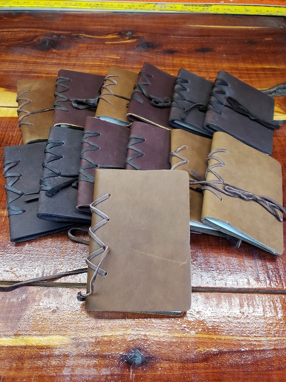 Leather journals handmade leather journals D9 | Etsy