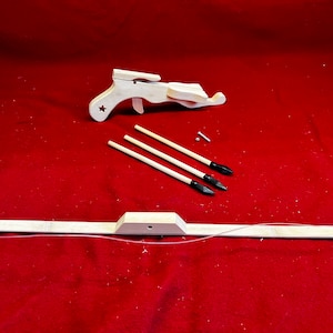 Small Wooden Toy Crossbow & Arrow Set Y1-100 - Etsy