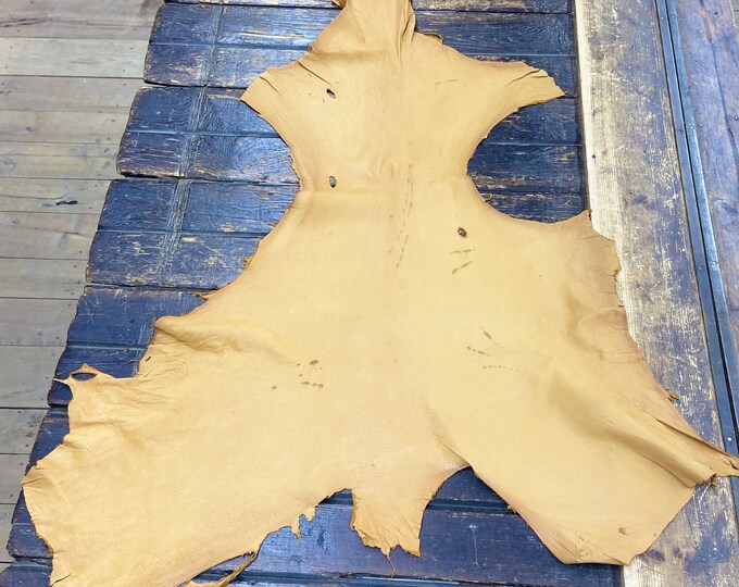 Deerskin / Deer Leather / Buckskin Hide / Saddle Color / C12-pic13 - Etsy
