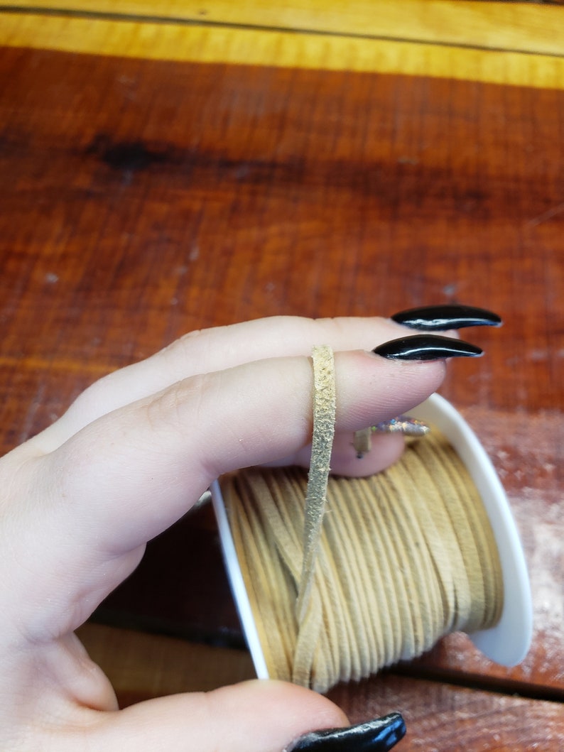 Brain Tanned Leather Lace 1/8 Wide or 1/4 Wide E11-23-24 - Etsy