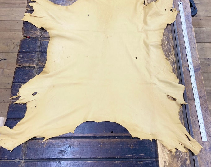 Deerskin/deer Leather / Buckskin Hide/smoke Color / C 12-pic26 - Etsy