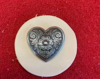 Antique Silver Concho - Etsy