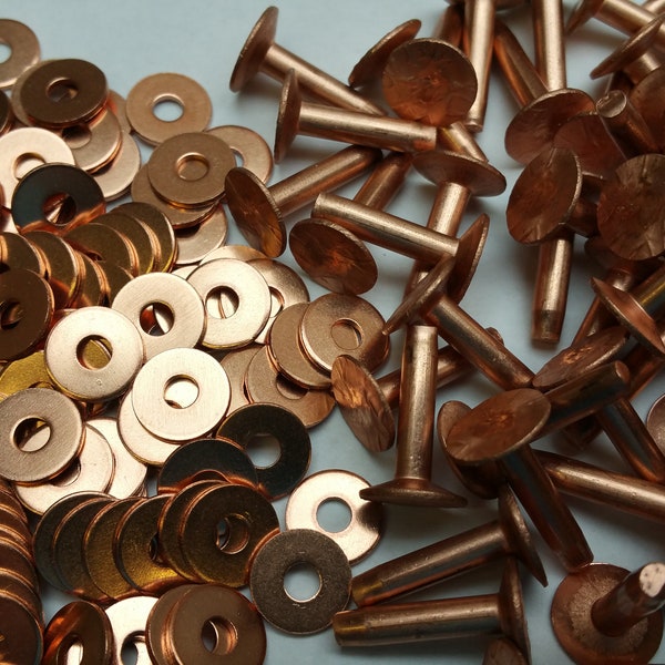 Copper Rivets - Etsy