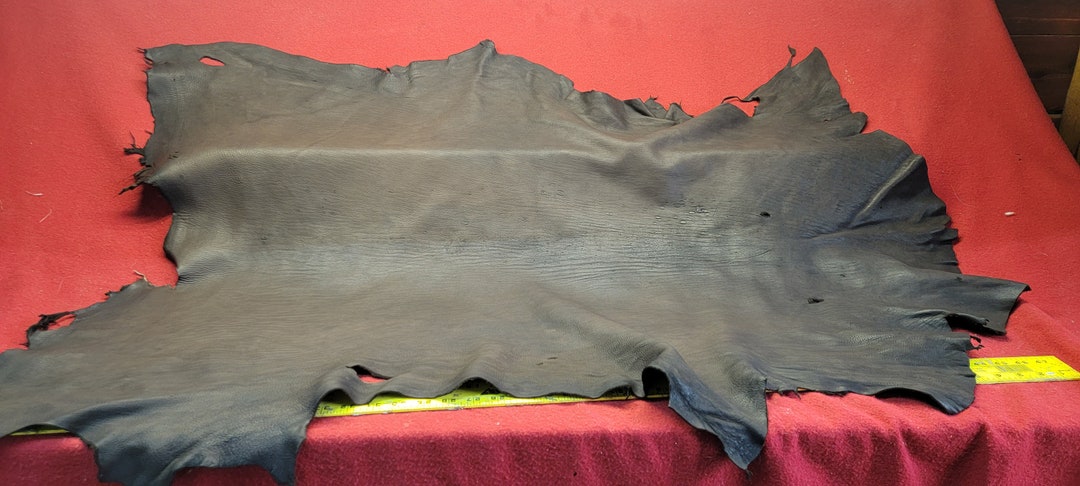 Deerskin / Deer Leather / Buckskin Hide / Dark Brown Color / - Etsy