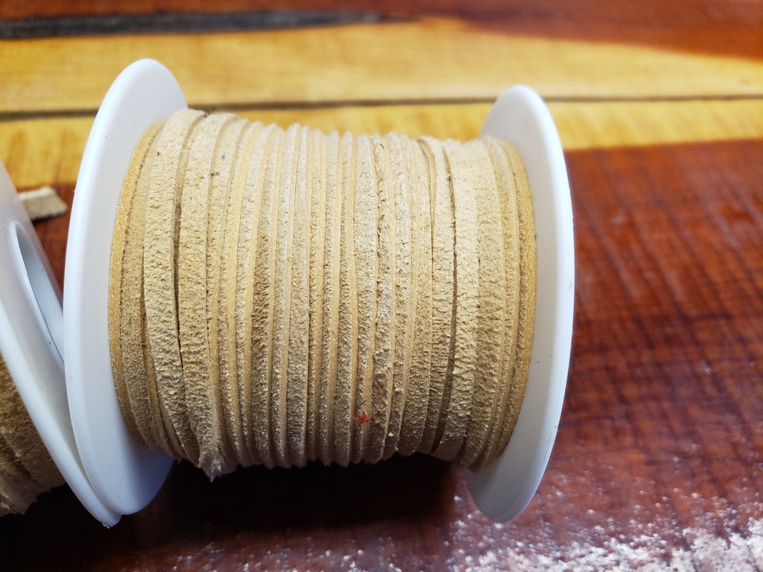 Brain Tanned Leather Lace 1/8 Wide or 1/4 Wide E11-23-24 - Etsy