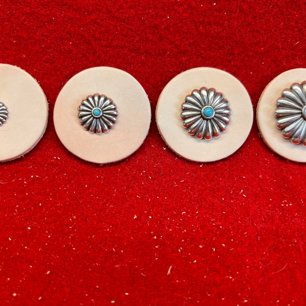 Silver Concho Buttons - Etsy