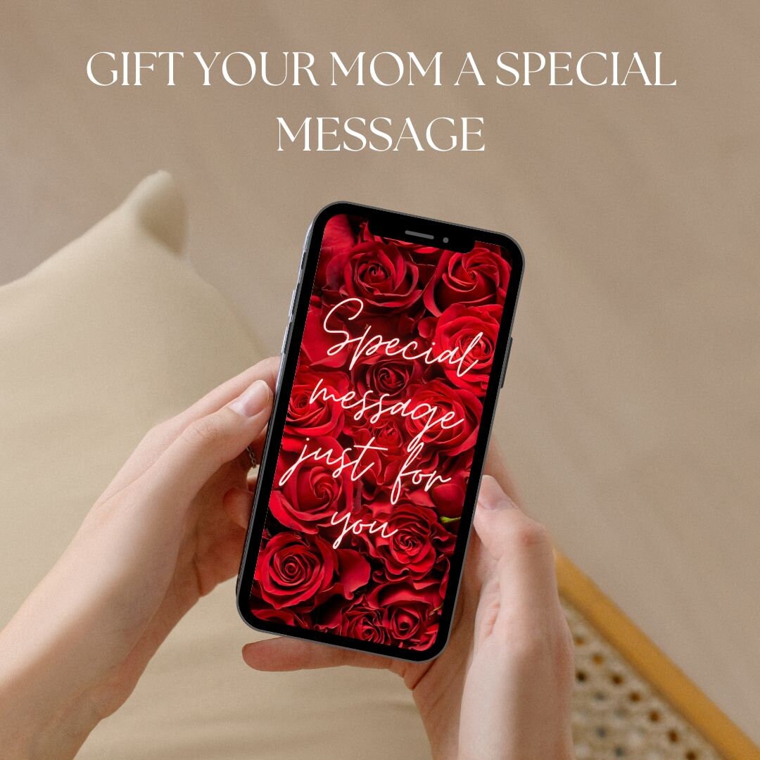 Editable MP4 Red Roses Mother's Day Card Make You Mom Smile With This ...