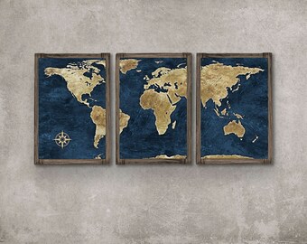 Triptych frame | Etsy