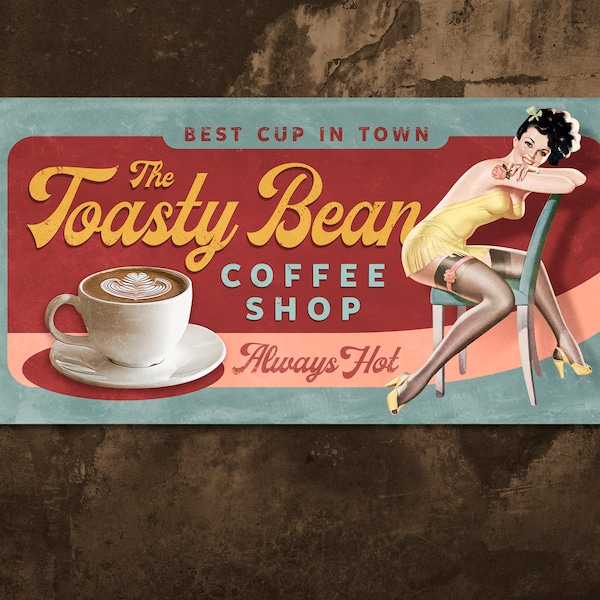 Pin up Advertisement - Etsy