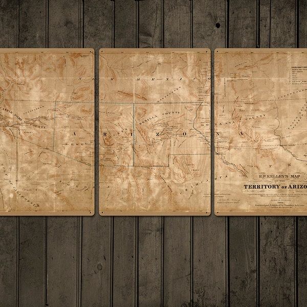 Arizona Metal Sign - Etsy