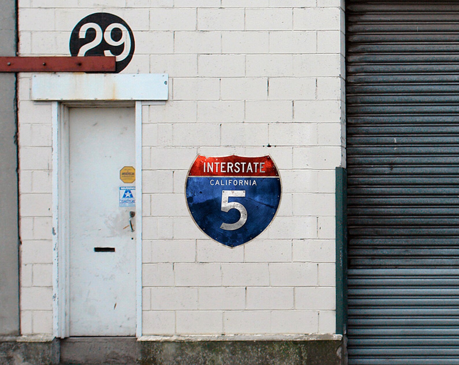 California Interstate 5 METAL Sign 15x15 FREE SHIPPING | Etsy