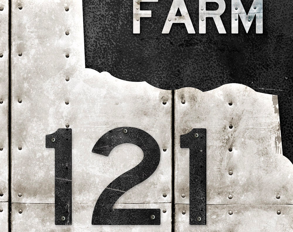 Texas Farm Road METAL Sign 18x18 FREE SHIPPING | Etsy