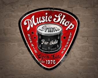 Music Shop Signs - Etsy