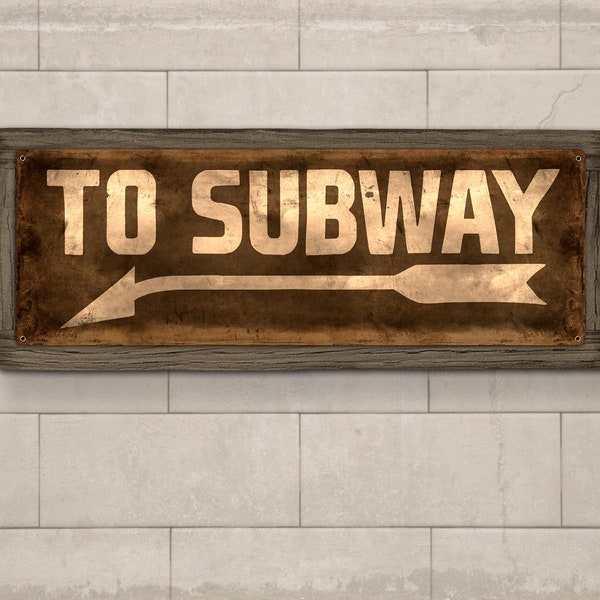 Sign Subway - Etsy