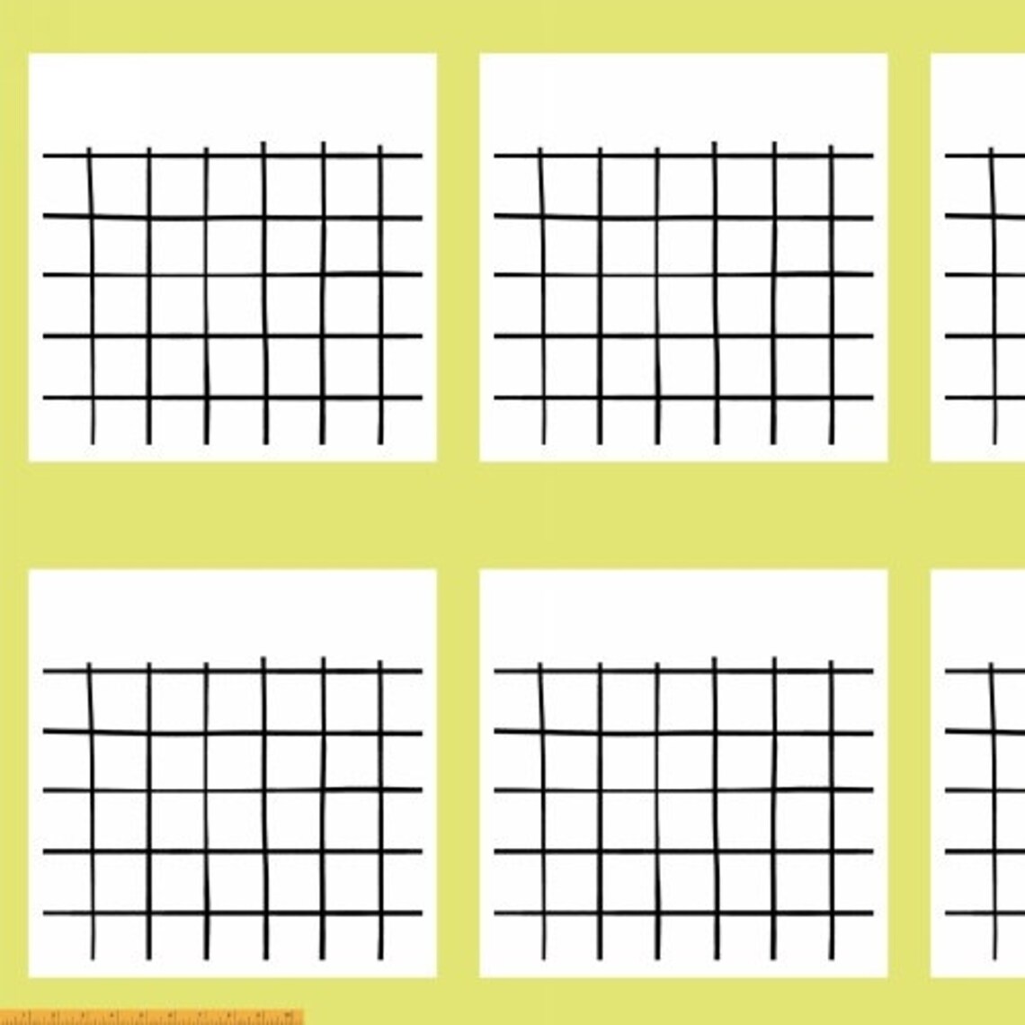 Calendar Grid From 8 Days a Week by Ampersand for Windham - Etsy