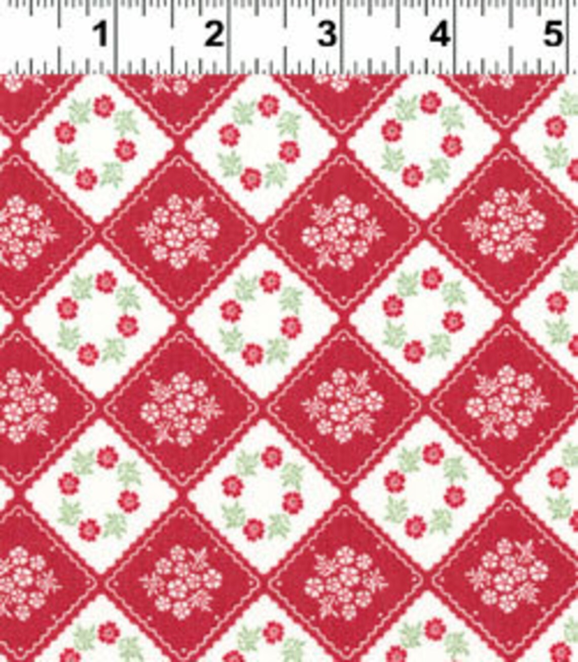 Diamond Patch in Red From Little Village by Kinkame for - Etsy