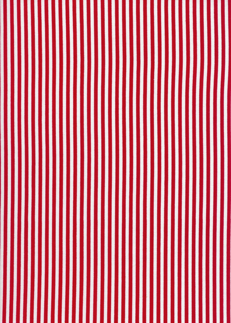Red and White Stripe by Timeless Treasures - Etsy