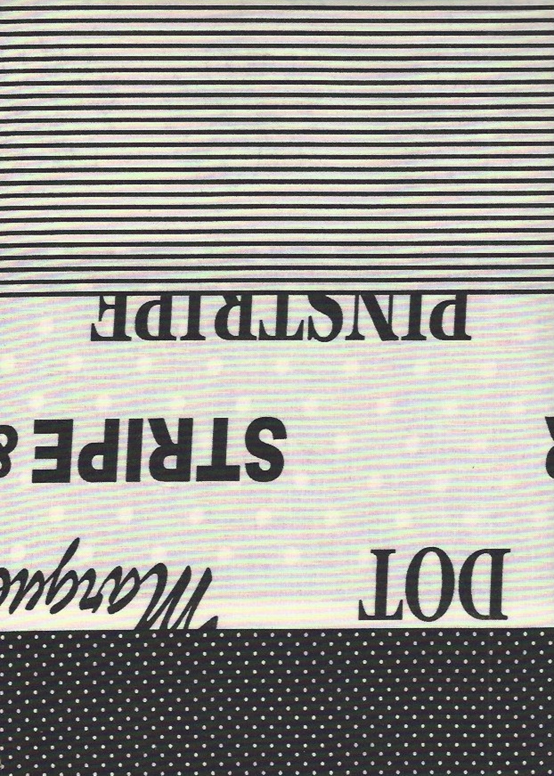 Stripe and Border Color F by Suzuko Koseki for Yuwa of Japan - Etsy