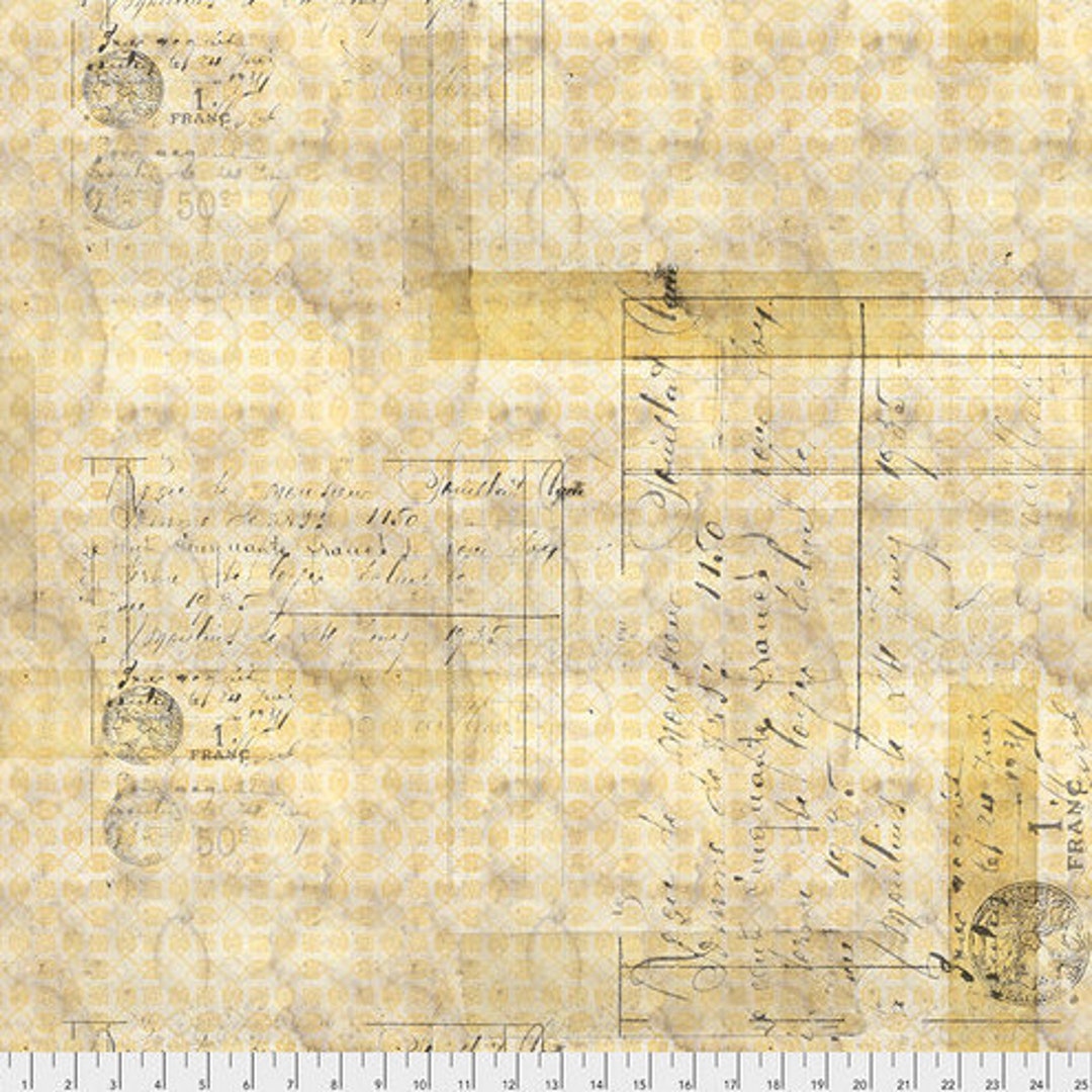 Franc in Gold From Foundations by Tim Holtz - Etsy